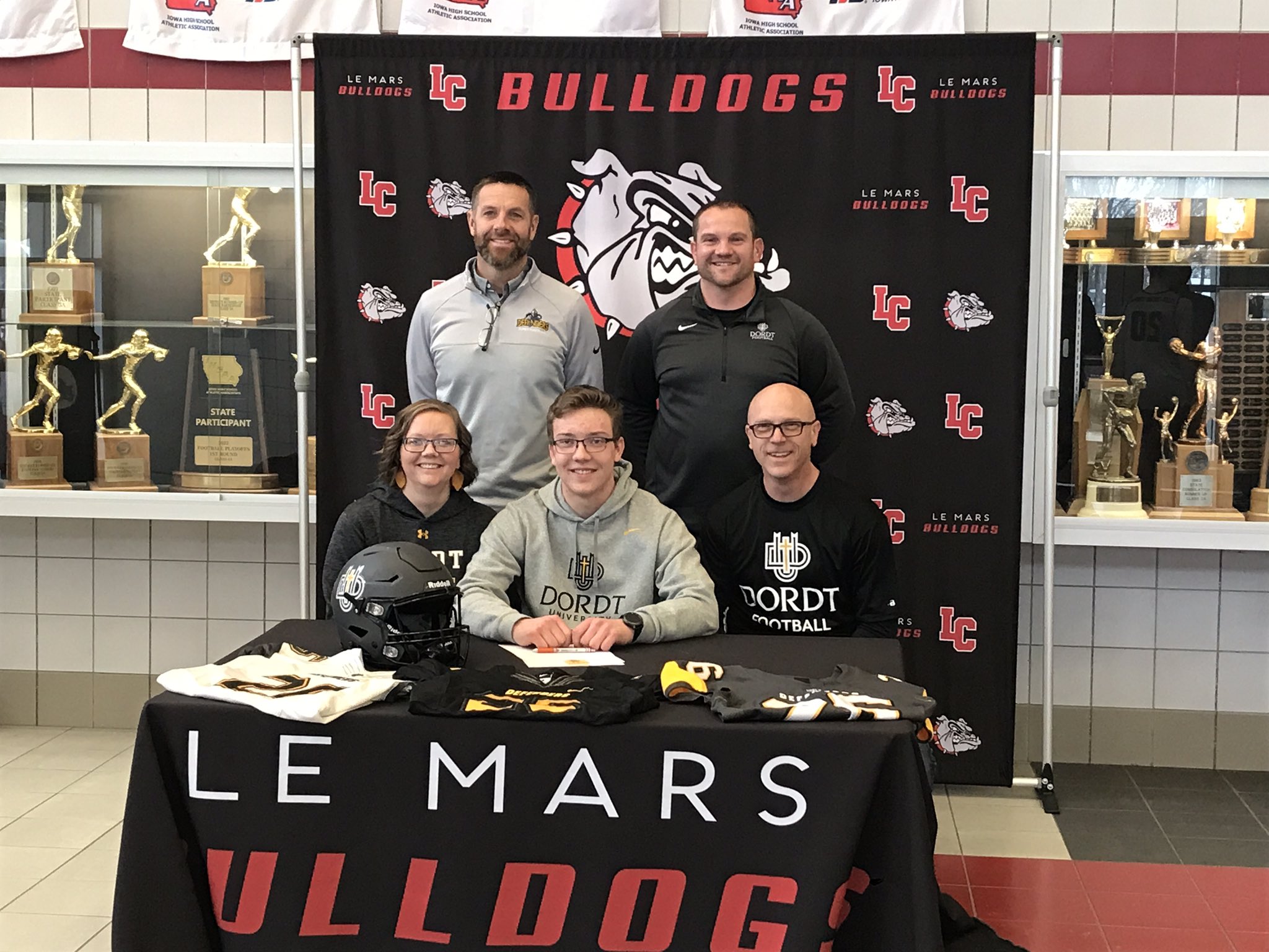 Dougherty Signs to Play Football at Dordt University - KLEM 1410