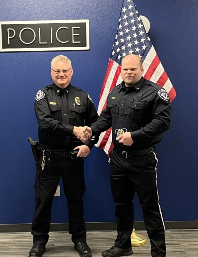 A new officer, and two promotions at Le Mars PD - KLEM 1410